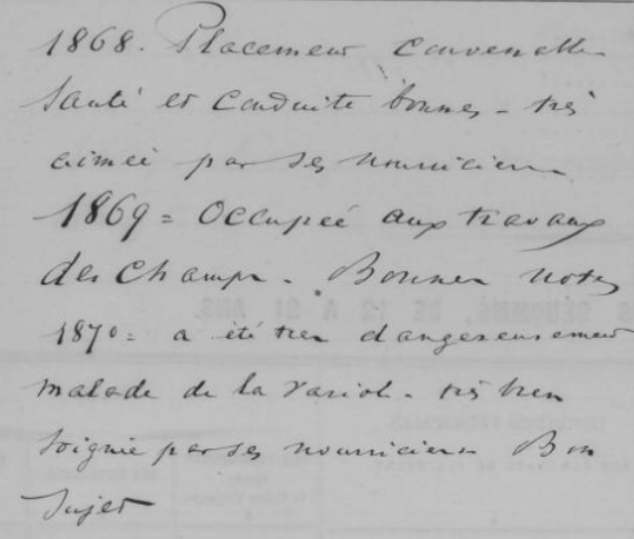 N comme Nourrice et Nourisson – L'arbre de nos ancêtres